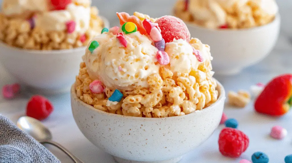 Rice Krispie Ice Cream: Easy No-Bake Summer Dessert for the Whole ...